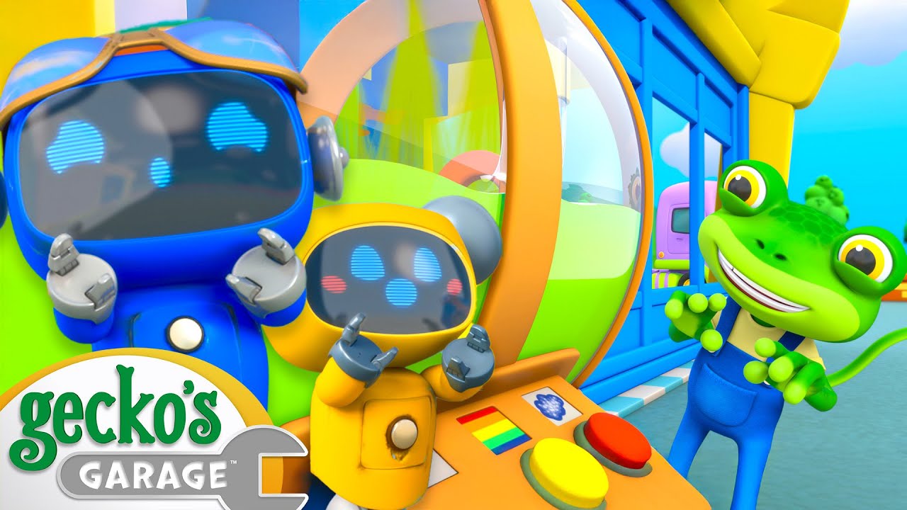 Rainbow Mechanicals Hide and Seek! | Gecko's Garage | Fun Kids Cartoon ...