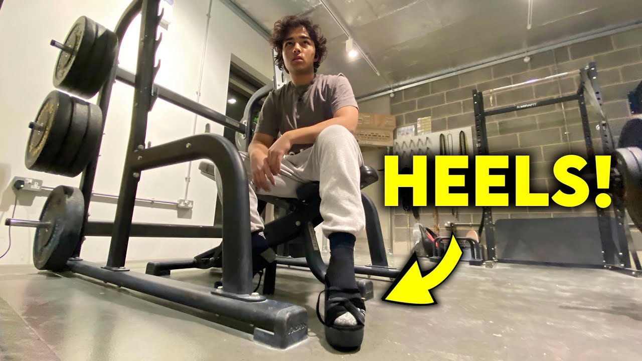 Going To The Gym WITH HEELS! - YouTube