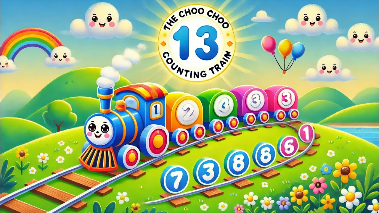 The Choo Choo Counting Train! 🚂 | Counting Train | Fun Learning | # ...