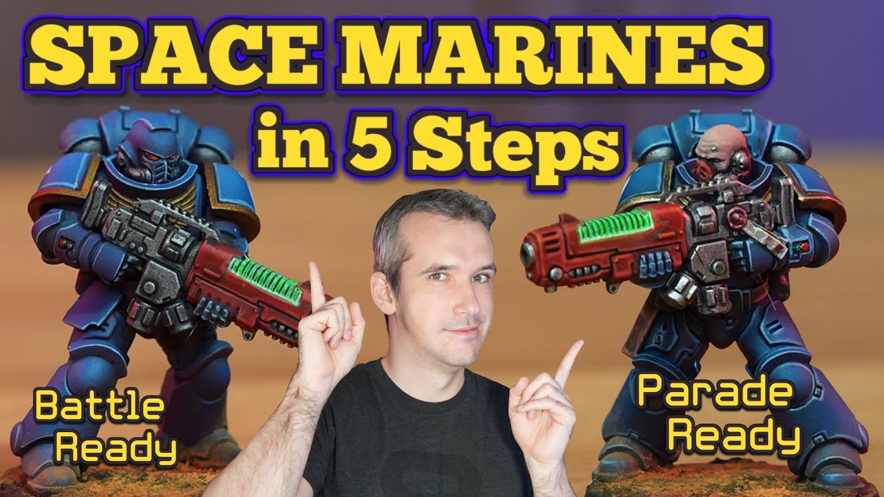 How to Paint Ultramarines in 5 Easy Steps | Warhammer 40k - YouTube
