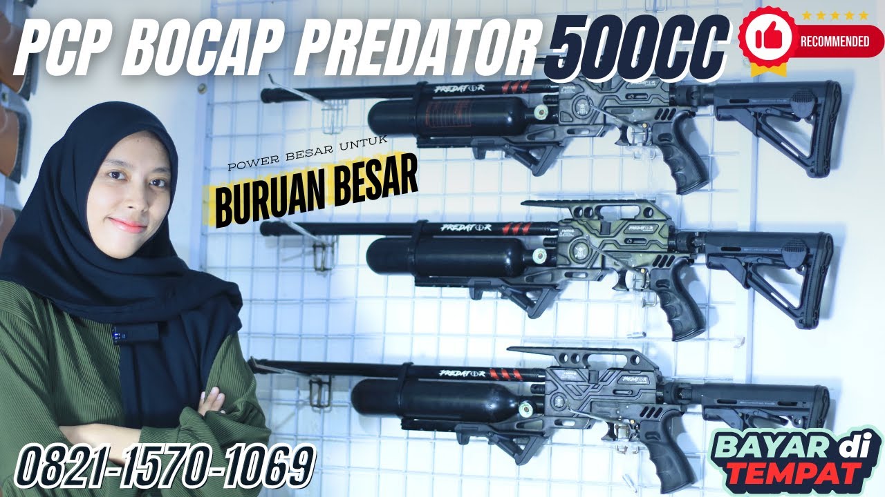 Harga Senapan Angin PCP Bocap Predator 500cc Terbaru - YouTube
