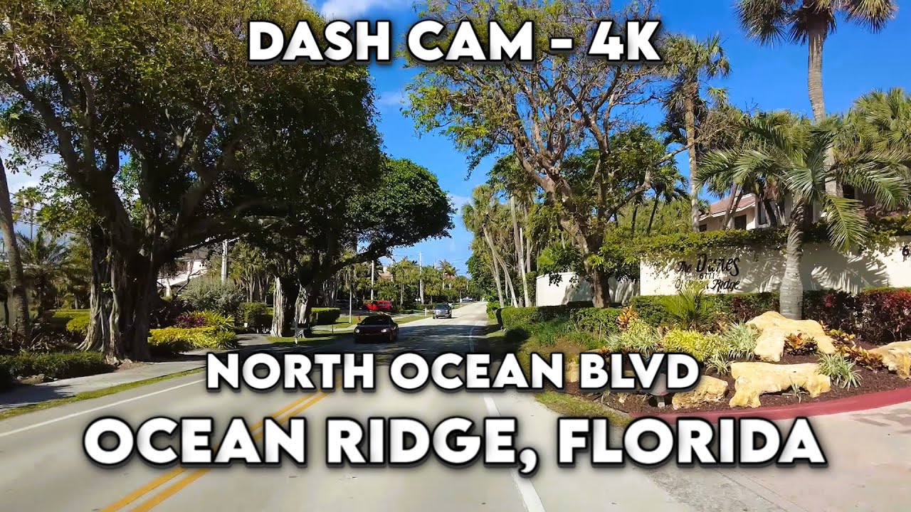 🌊 Coastal Escape: Driving North Ocean Blvd (A1A) in Ocean Ridge ...