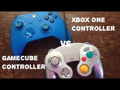 Xbox one S controller vs GameCube controller - YouTube