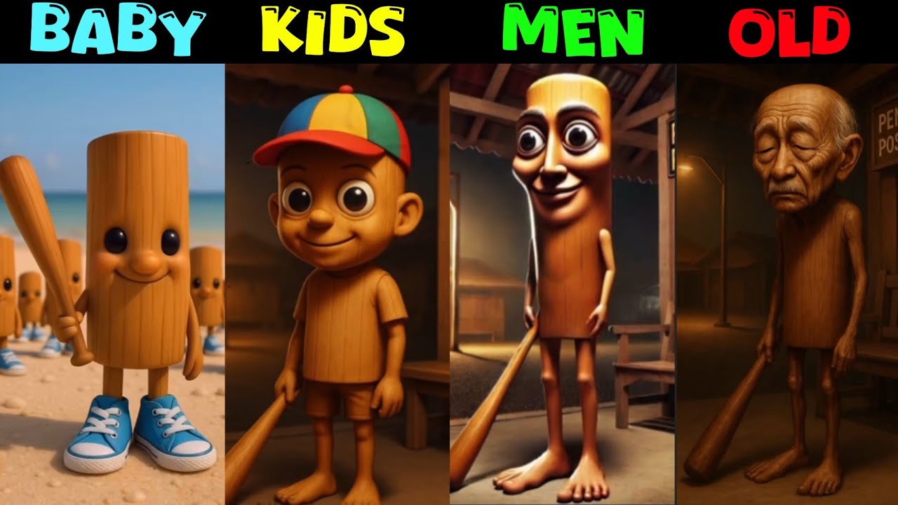 Tung Tung Tung Sahur Evolution From Baby To Grandpa - YouTube