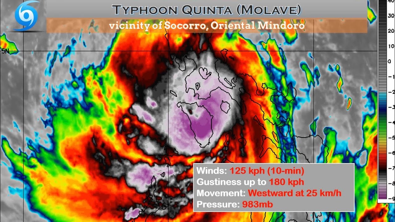 Weather Update | October 26 2020 | Bagyong Quinta (Typhoon Molave ...