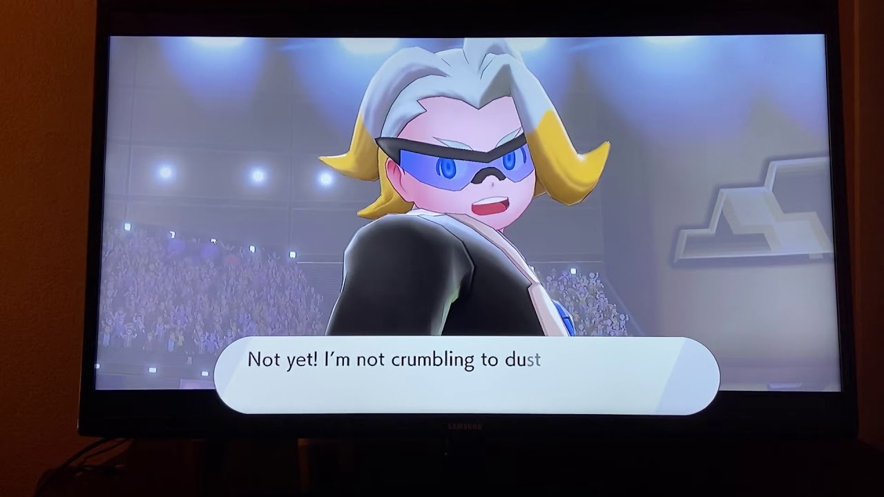 Pokémon Sword - Vs Rock Gym Leader Gordie - YouTube