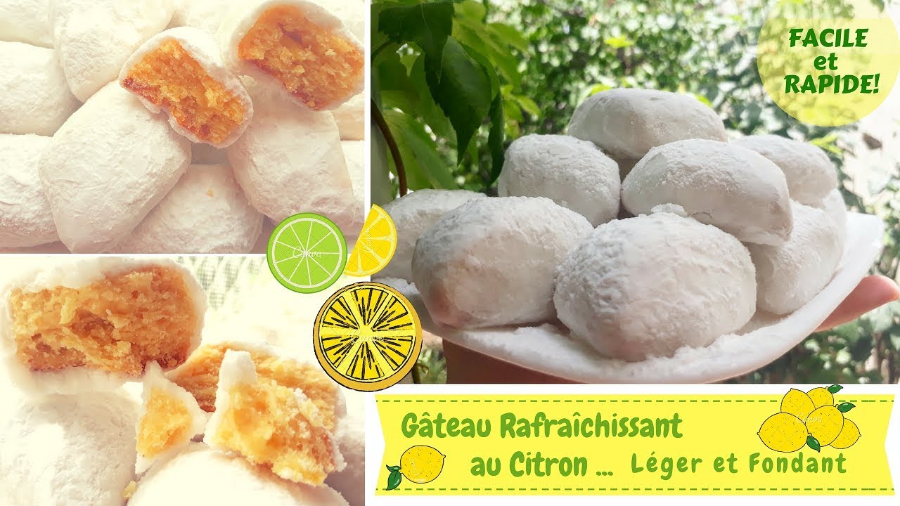 🍋 BOUSSOU LA TMESSOU SANS OEUFS 🍋GATEAU FONDANT AU CITRON ...