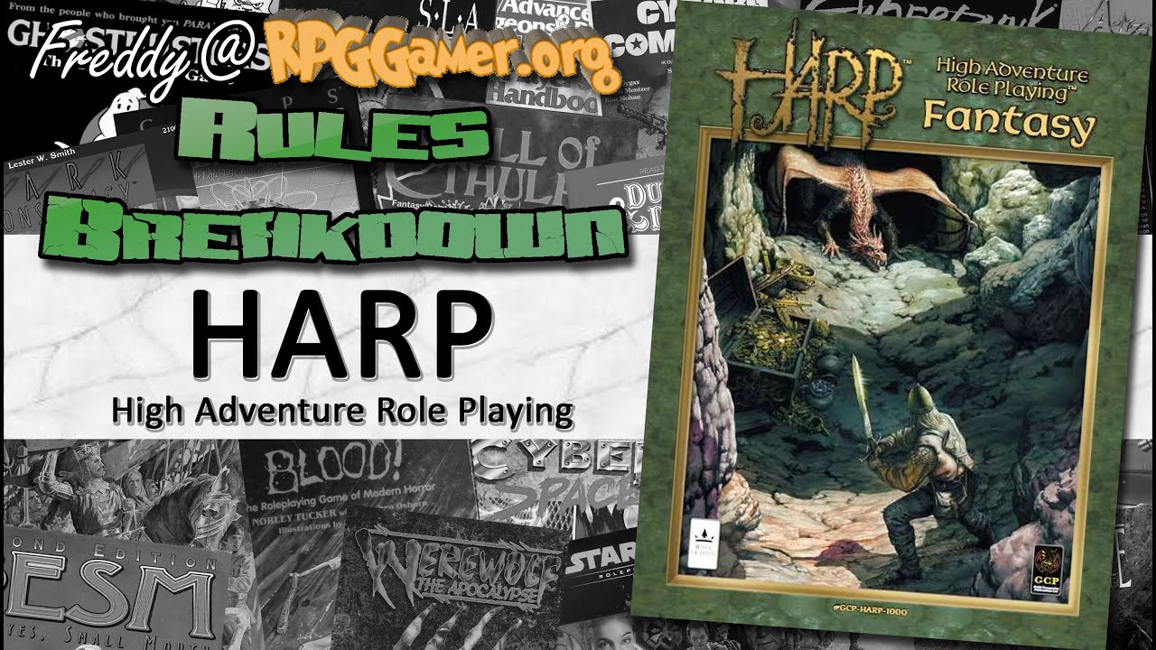 High Adventure Role Playing (HARP, Iron Crown Enterprises, 2003) | Rules Breakdown - YouTube
