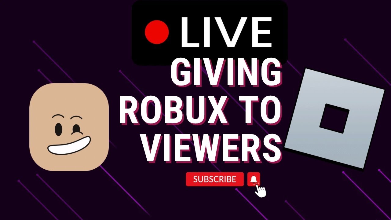 🔴Giving Free Robux to Viewers🔴 - YouTube