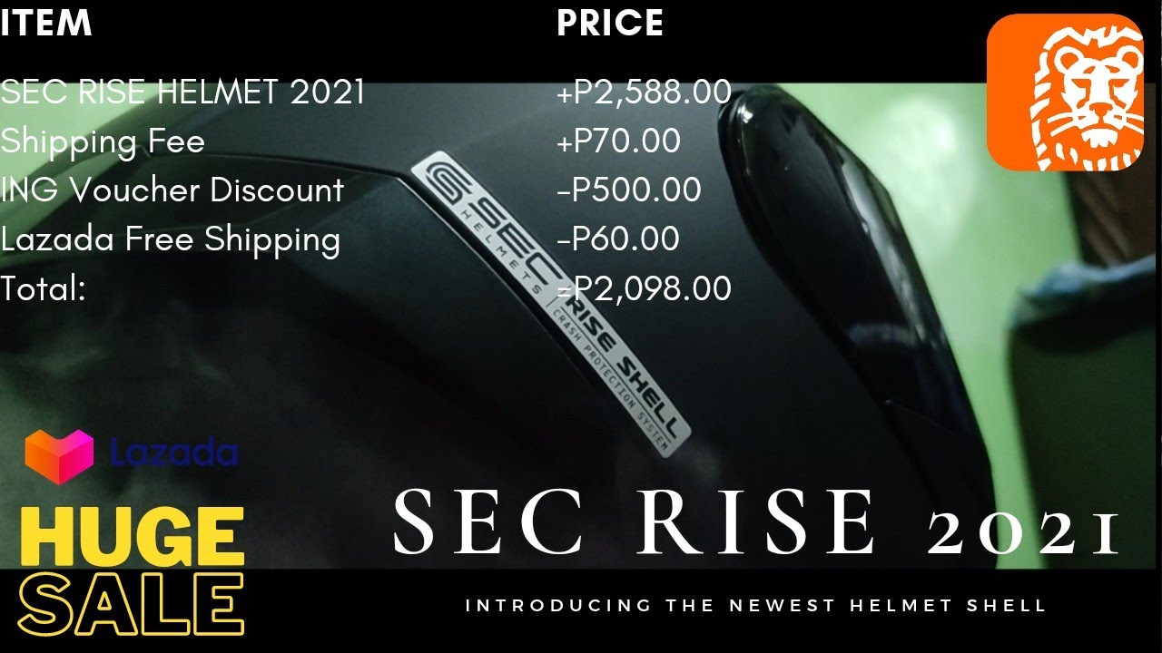 SEC RISE 2021 - NEWEST HELMET SHELL UNBOXING - YouTube