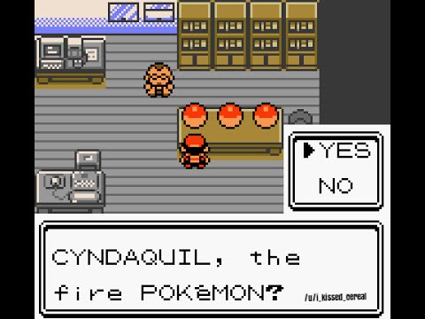 Pokemon Crystal Walkthrough- (Choosing a starter) Part 1 - YouTube