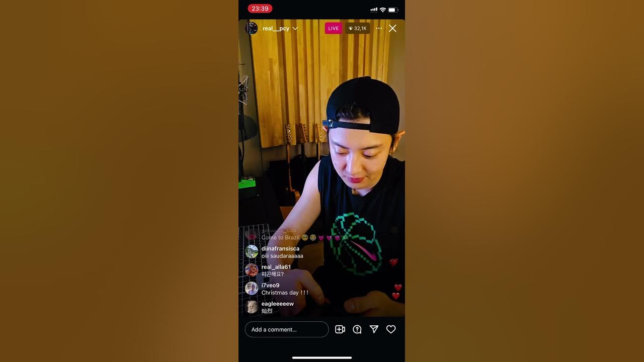 Park Chanyeol EXO Instagram live Christmas IG live - YouTube