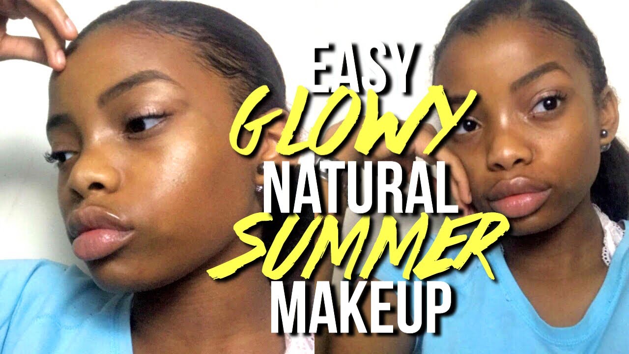 EASY NATURAL SUMMER GLOW MAKEUP TUTORIAL - YouTube