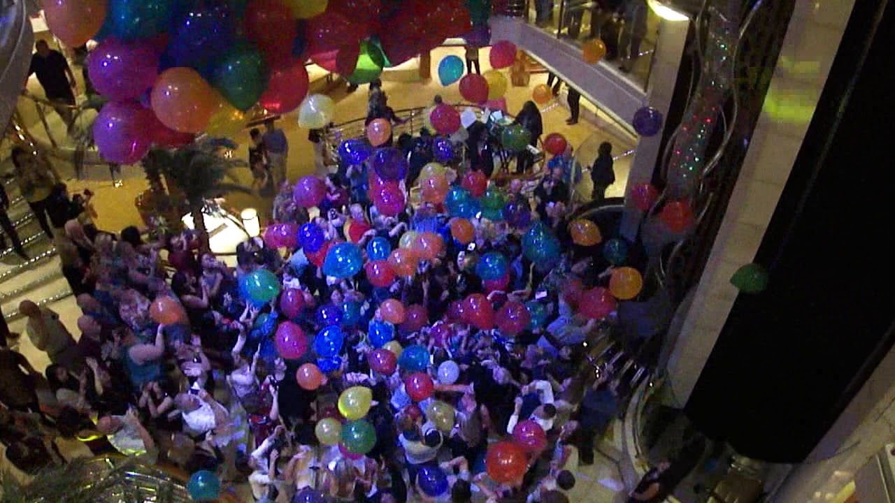 Coral Princess Balloon Drop Cruise date Sept 23 - Sept 27 - YouTube