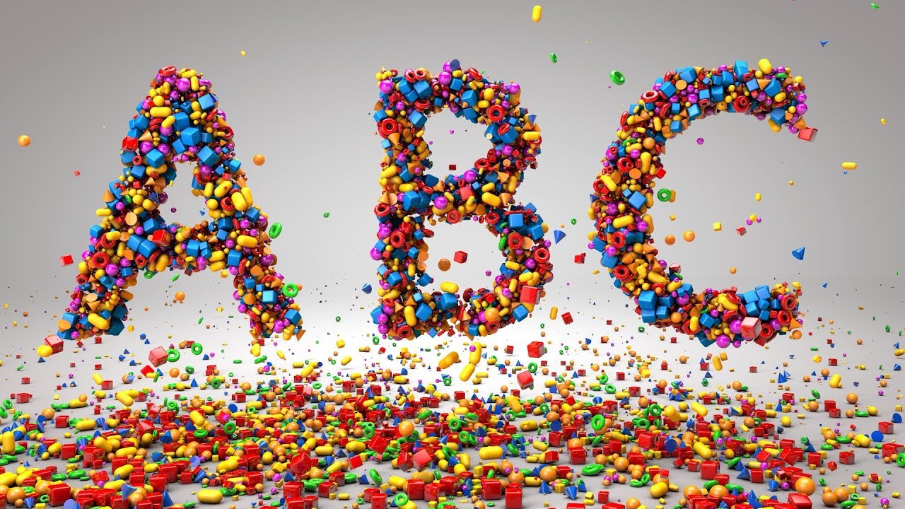 Cinema 4D Tutorial - kids learning videos | ABC Alphabet & 123 Numbers ...