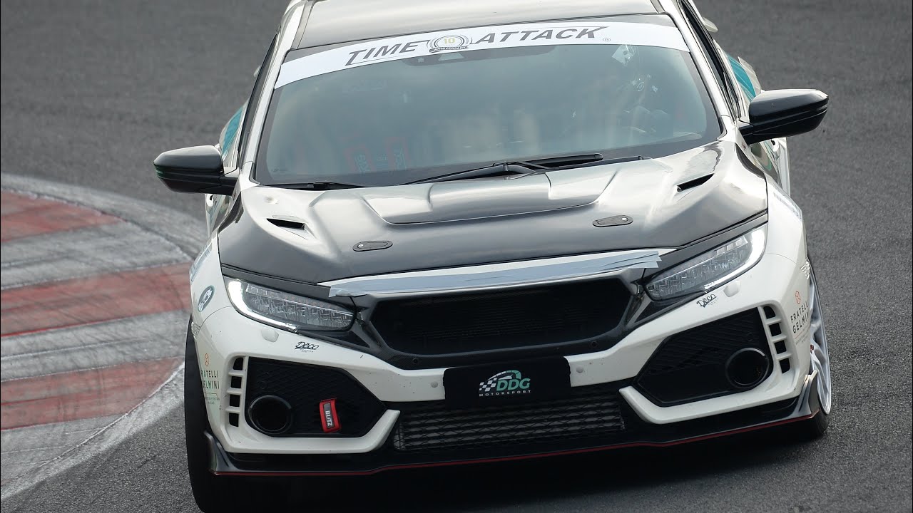 Time attack 1.52.197 @ Misano World Circuit . Honda Civic Type R FK8 ...