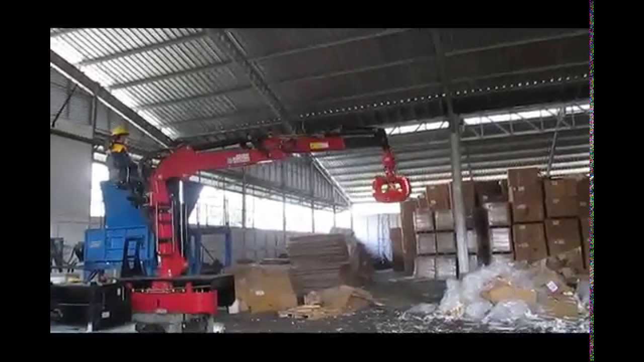 DONGYANG Crane With Grapple SSN 2200 - PT. Netway Indonesia - YouTube