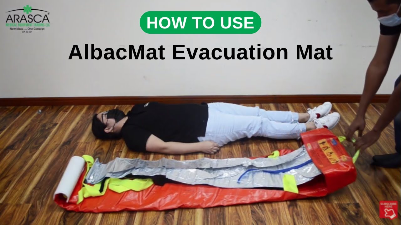 How to use the AlbacMat Evacuation Mat - YouTube