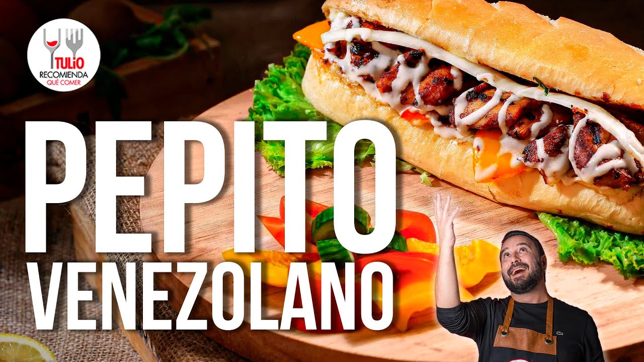 PEPITO VENEZOLANO casero estilo callejero bien cargado | Tulio ...