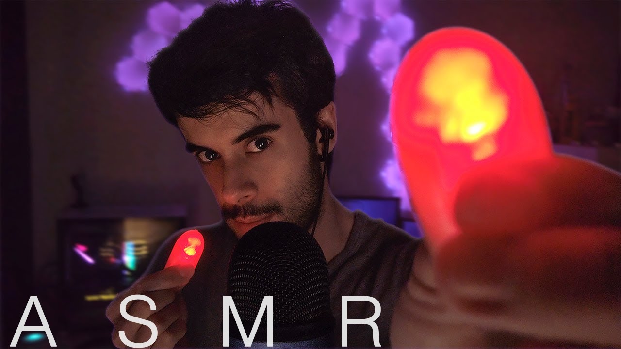 SENTIRÁS el ASMR desde el MINUTO 00:00 DEDOS LUMINOSOS MAGICOS - YouTube