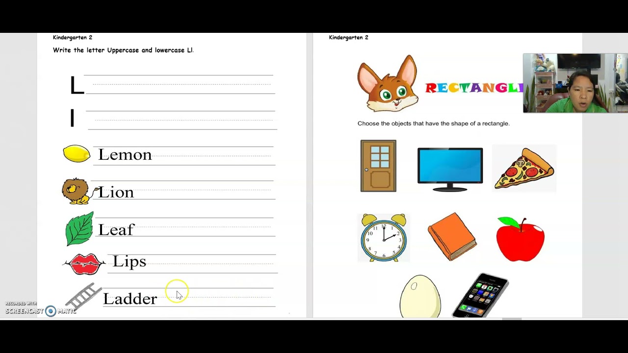 Write the letter Ll Uppercase and lowercase. - YouTube