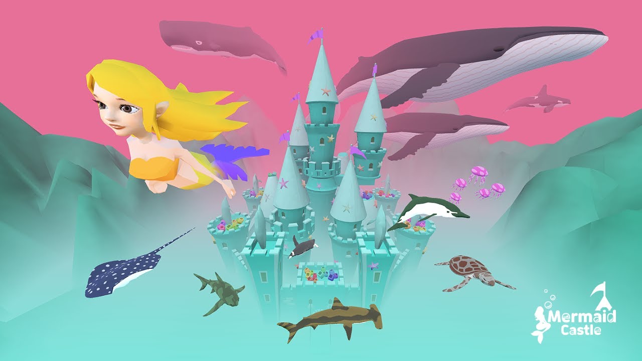 Mermaid Castle width 30 3 - YouTube