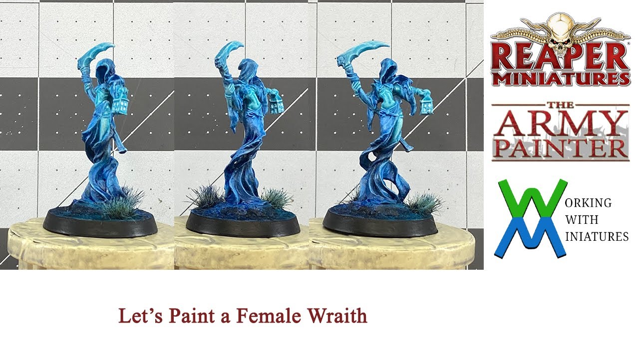 Let's Paint a Female Wraith #thearmypainter #reapermini - YouTube
