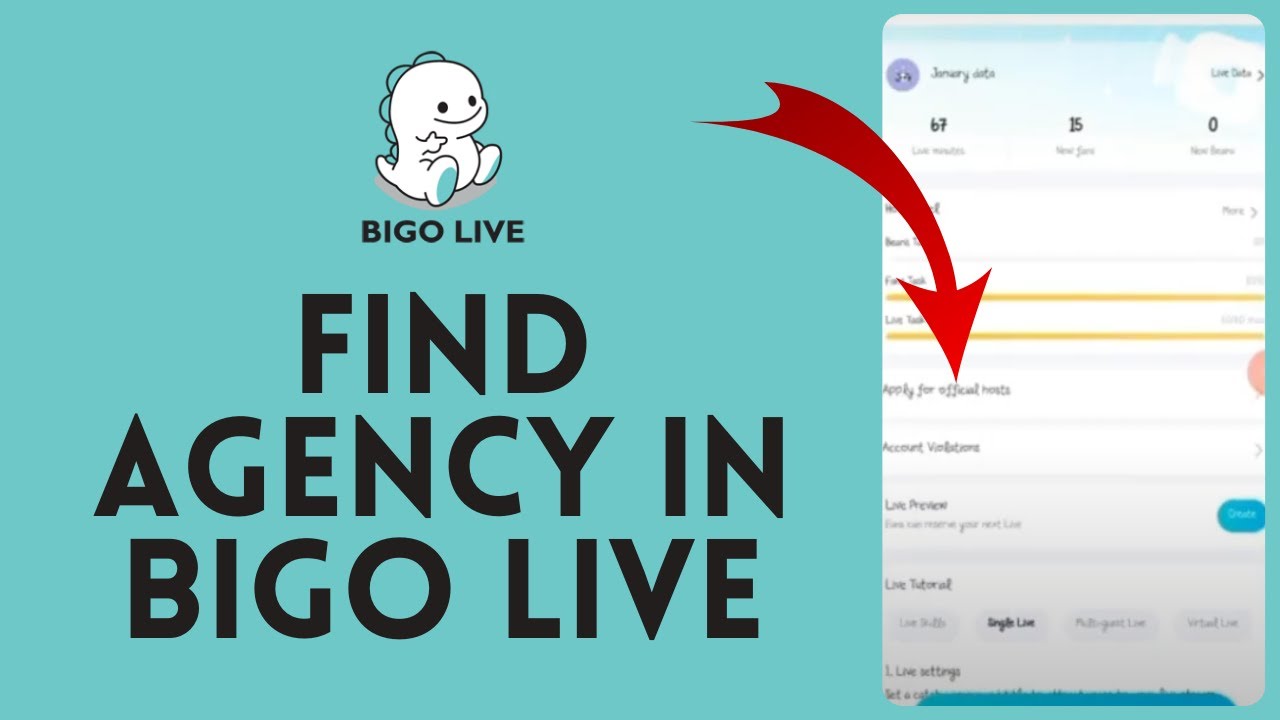 How to Find Agency in Bigo Live 2024? - YouTube