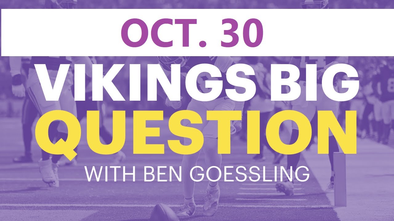 Vikings Big Question: Can they get back on track Sunday? - YouTube