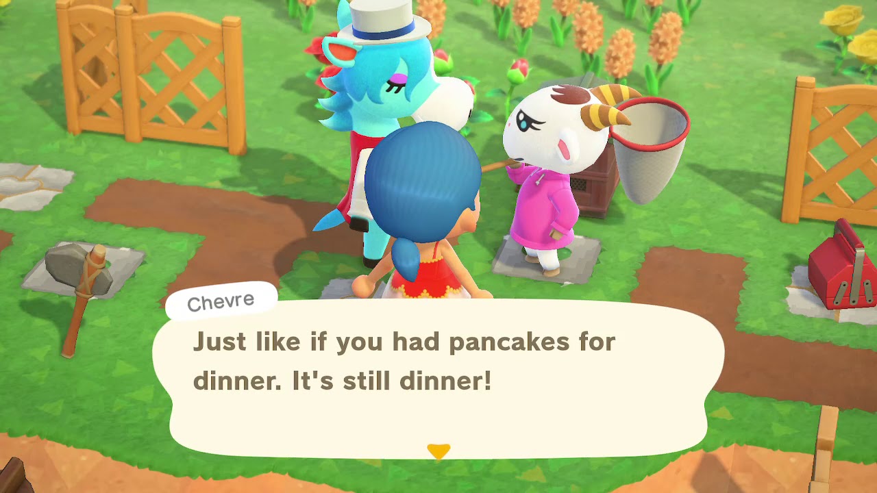 ACNH: Pancakes are always breakfast - YouTube