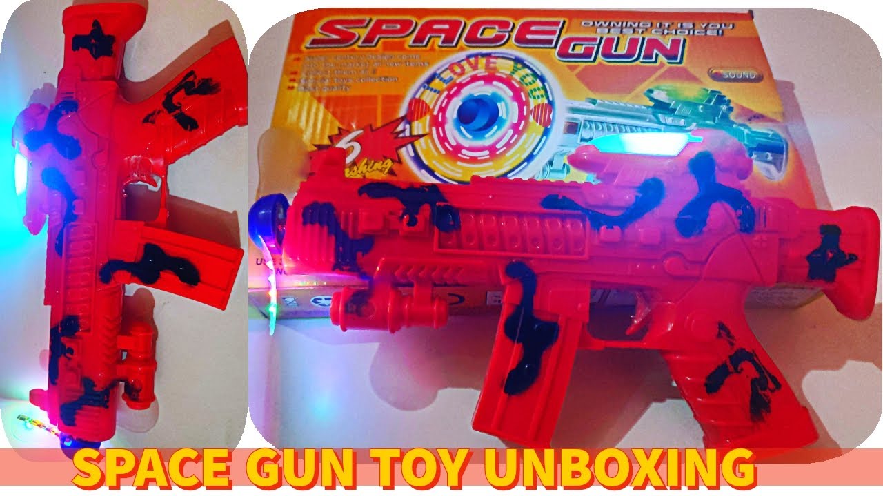 Space Gun Unboxing (Toy Gun) | Play With Toys - YouTube
