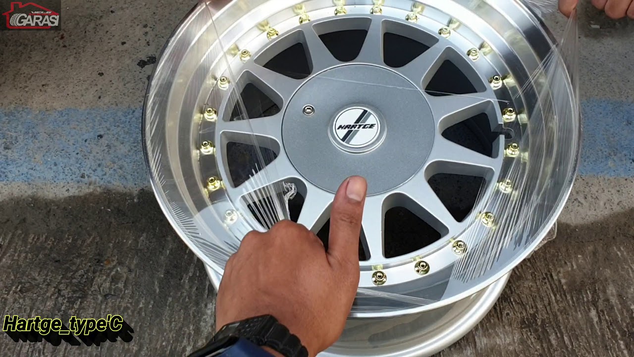 Garasi velg // Hartge type C use agya TRD - YouTube