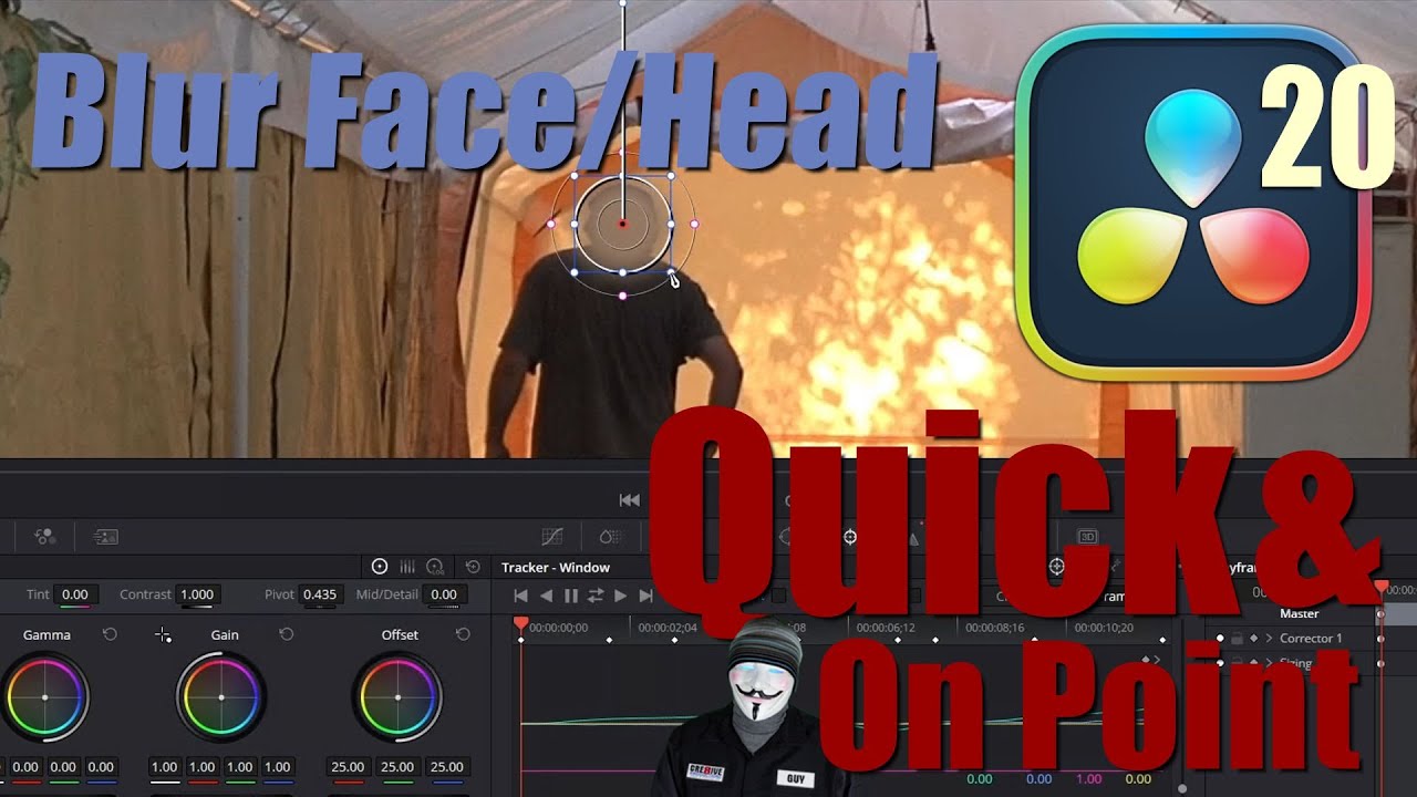 Blur Faces DaVinci Resolve 20 Head Blurring How To Hide Persons Image ...