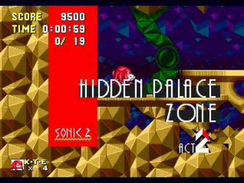 Sonic the Hedgehog 2 - Hidden Palace Zone - YouTube