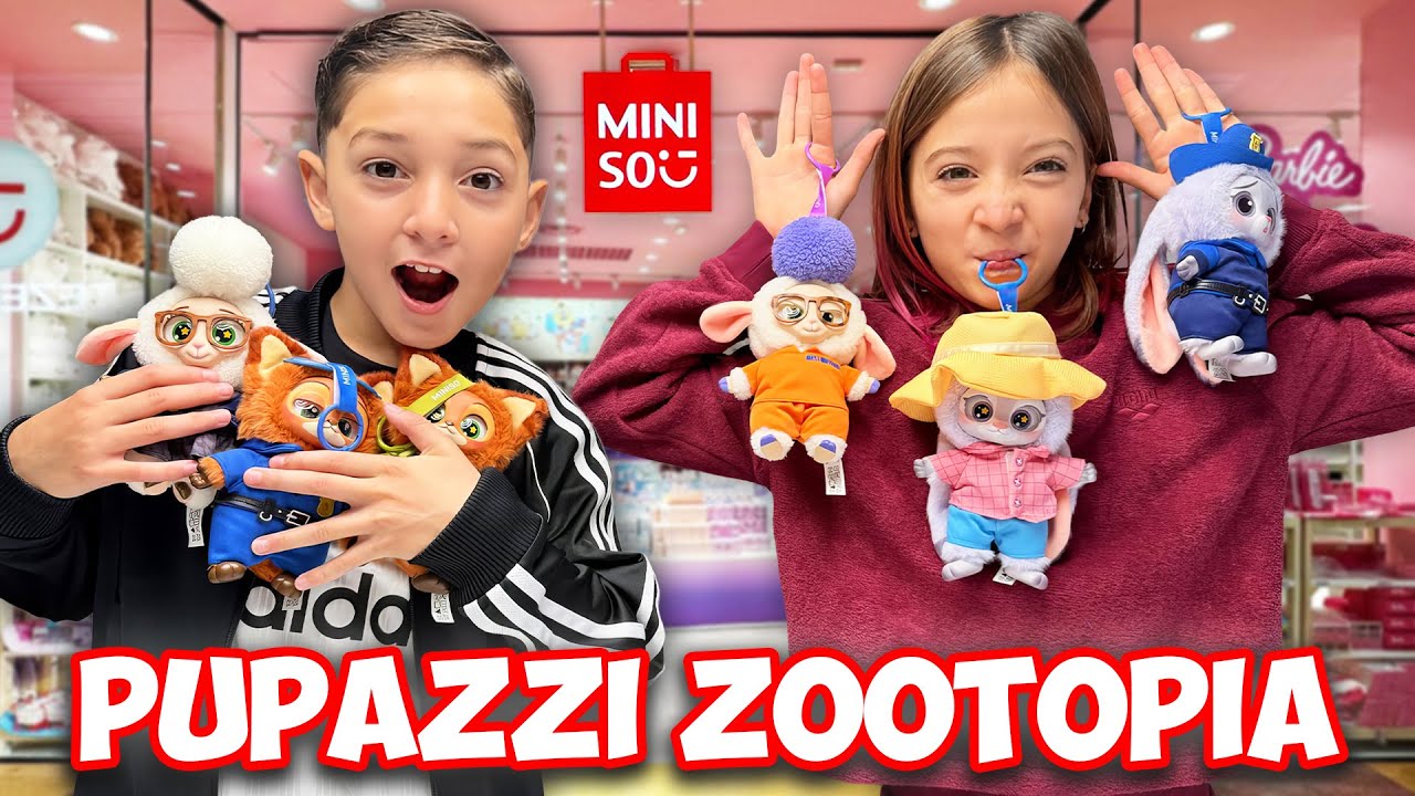 MINISO: ANDIAMO A COMPRARE TUTTI I PELUCHE DI ZOOTOPIA, DEL FILM DI ...
