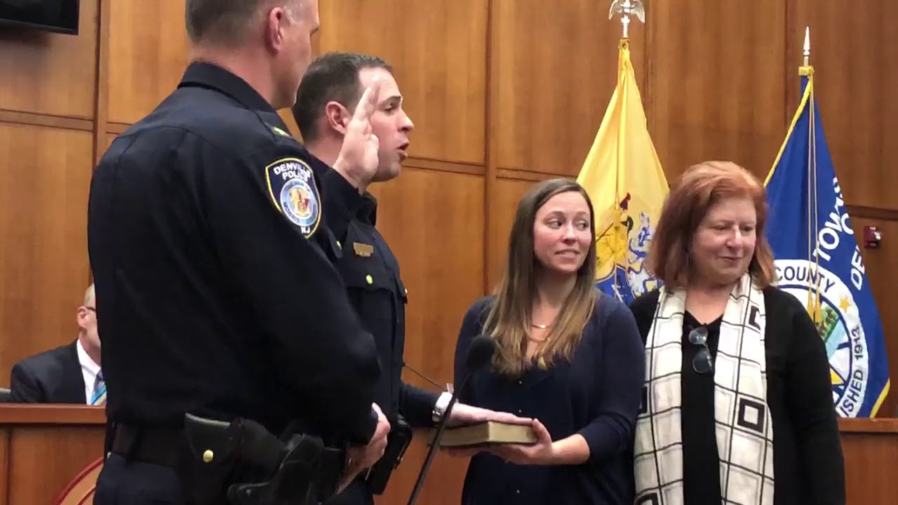 Denville Police Department Sergeant Sworn In - YouTube