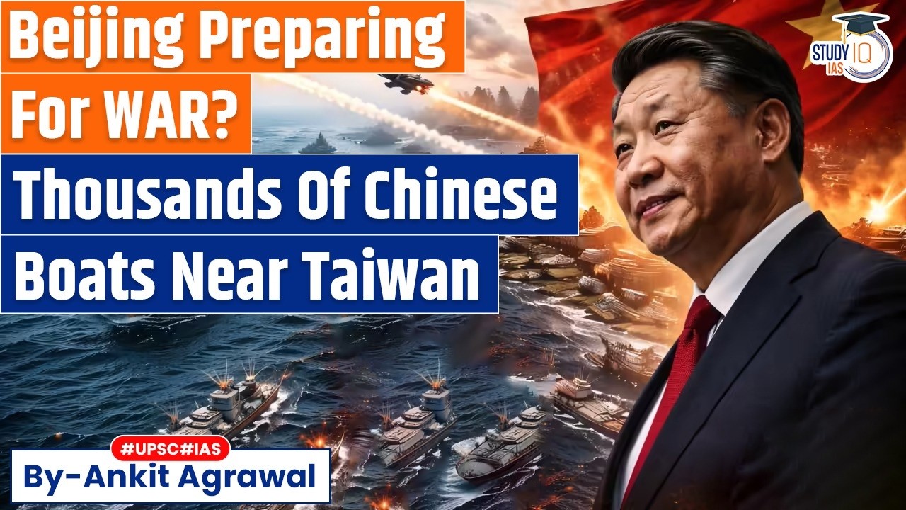 Taiwan invasion? China amasses thousands of boats in surprise move ...