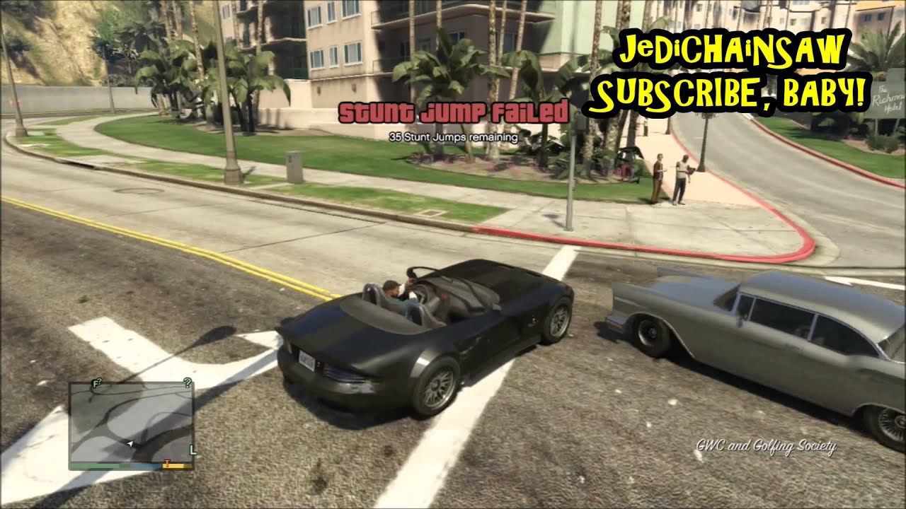 GTA 5 WALKTHROUGH: INTO RICHMOND STUNT JUMP - YouTube