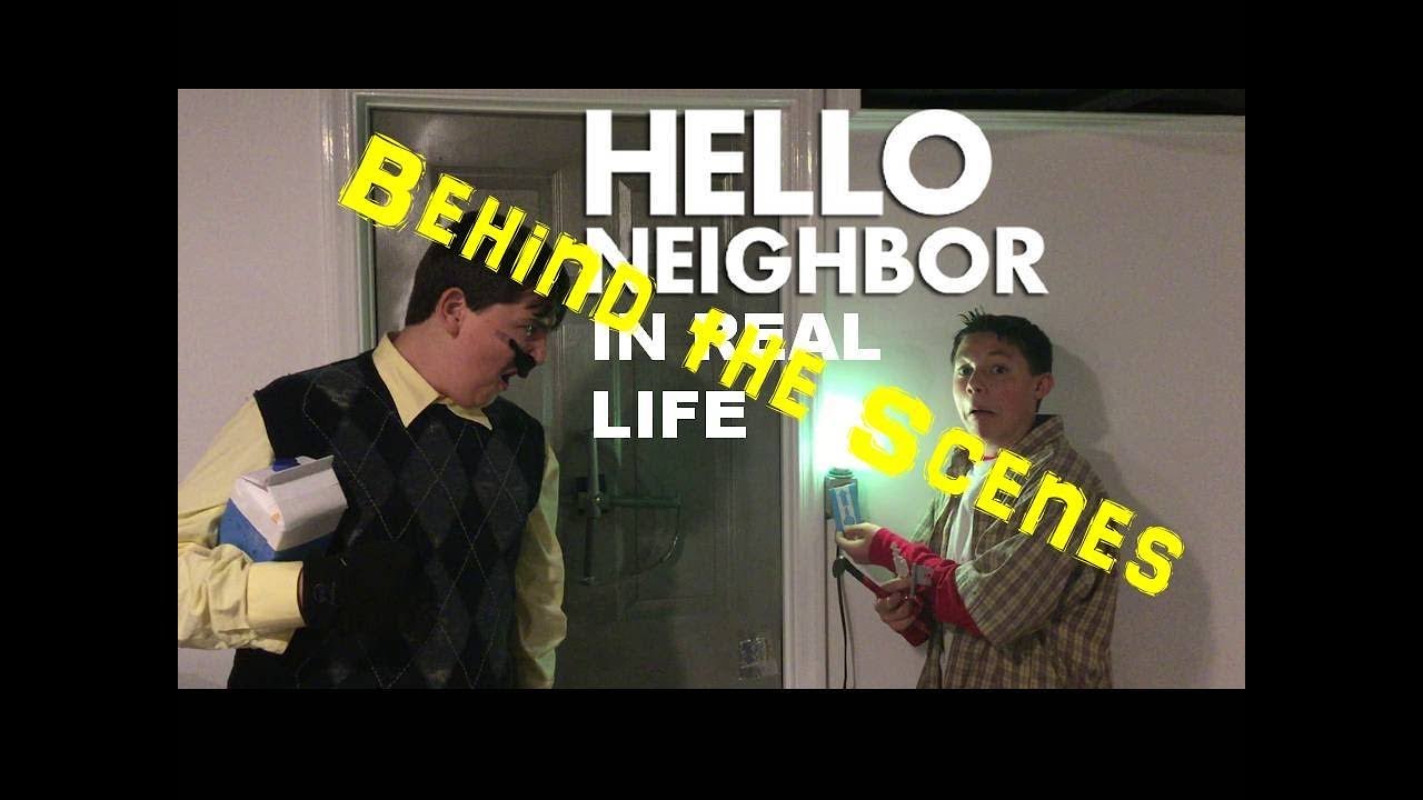 Behind the Scenes of Hello Neighbor but its in Real Life - YouTube