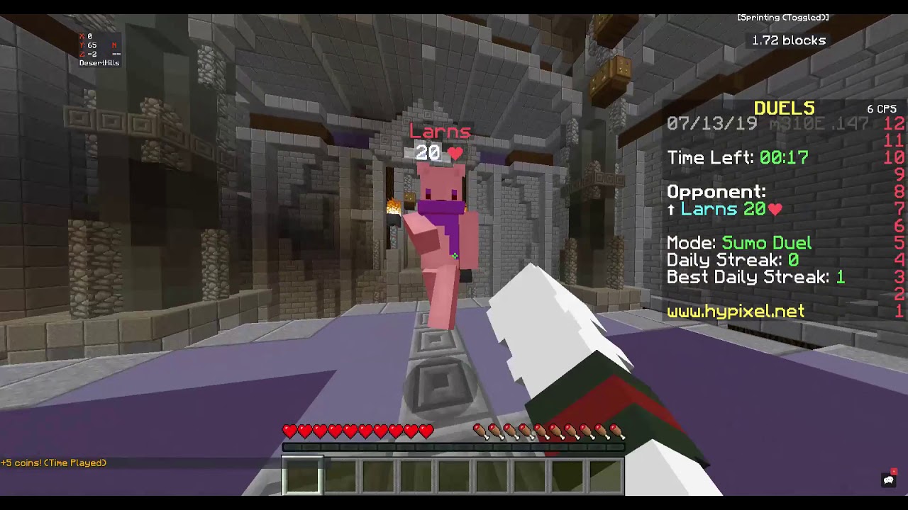 сумо на хайпикселе [minecraft duel sumo hypixel] - YouTube