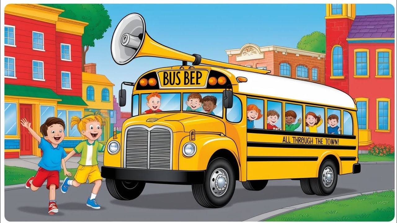school bus song for kids| kids rhymes videos |kids songs |listen and ...