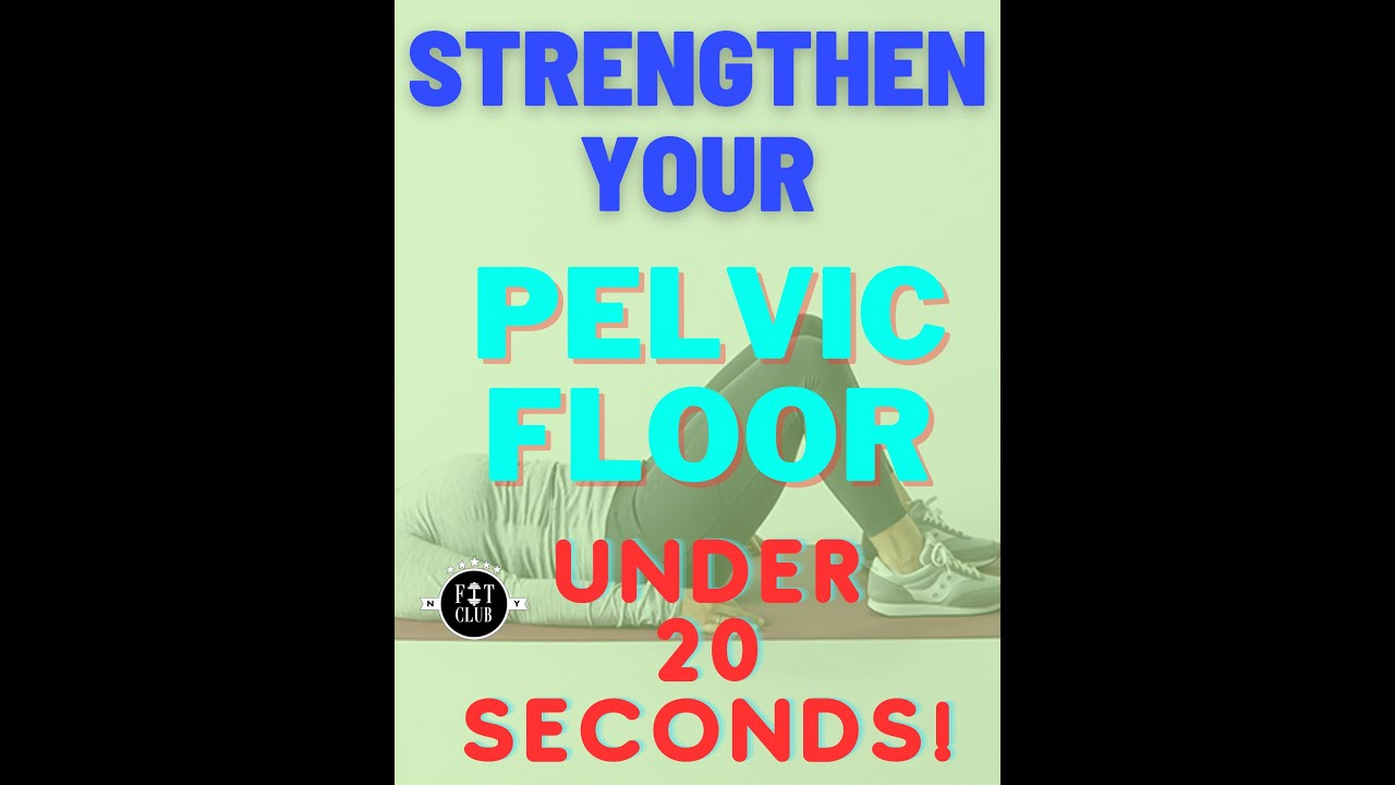 Pelvic Floor Wellness: Laying Down Exercises with Yoga Block - YouTube