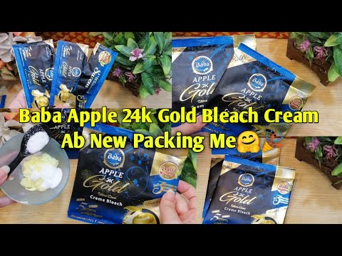 Baba Apple 24k Gold Bleach Cream Review Beanfits, Uses, Price | 3 In 1 ...