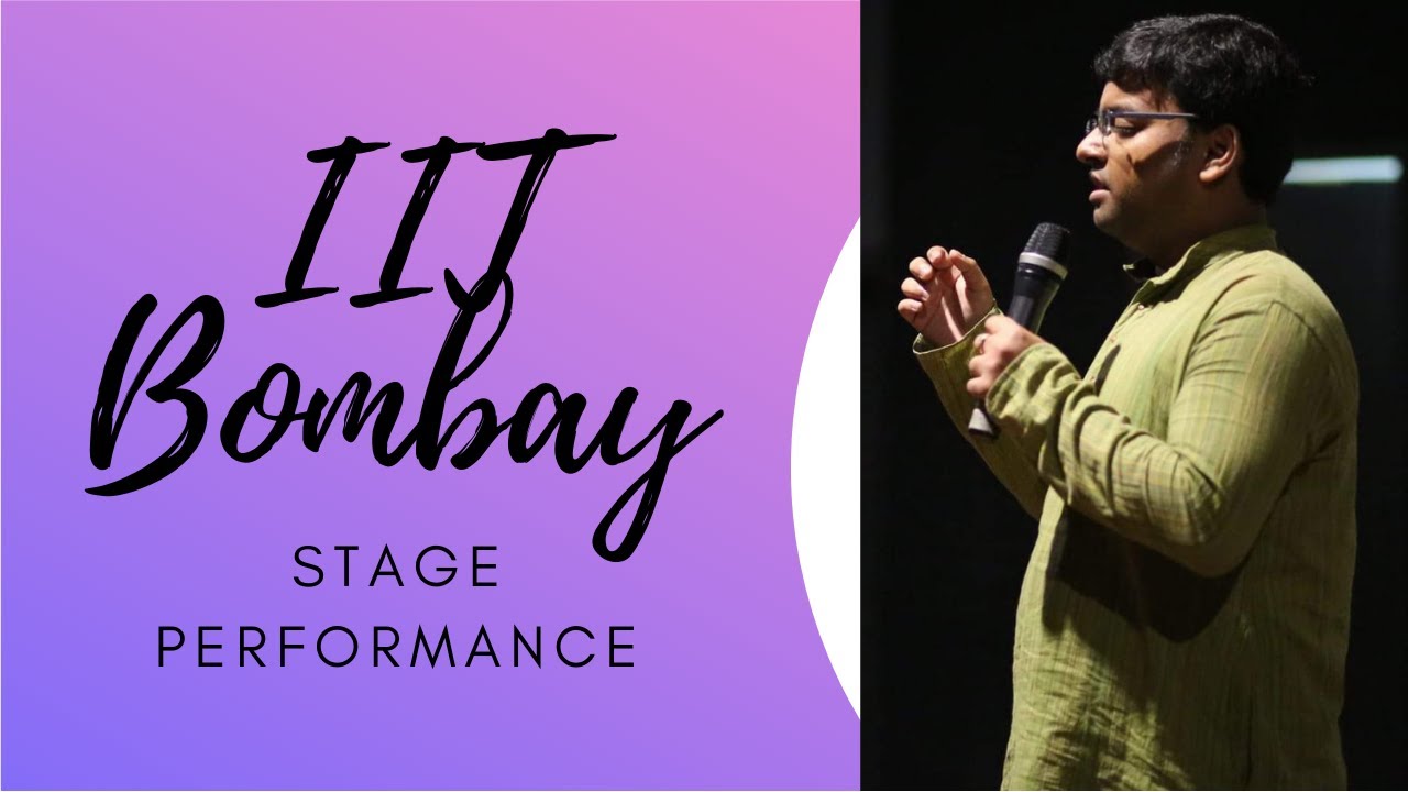 Singing in a Cultural event at IIT Bombay | Abhi mujhme kahin | IIT ...