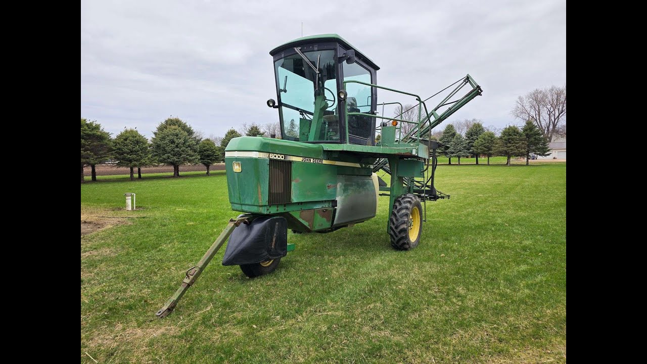 John Deere 6000 Self Propelled Sprayer, 3,918 Hours, 60’ Booms, 300 ...