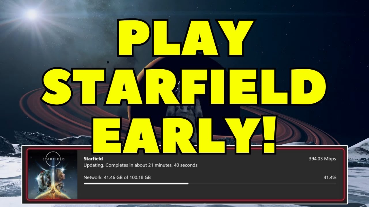 How to preinstall and play Starfield EARLY! - YouTube