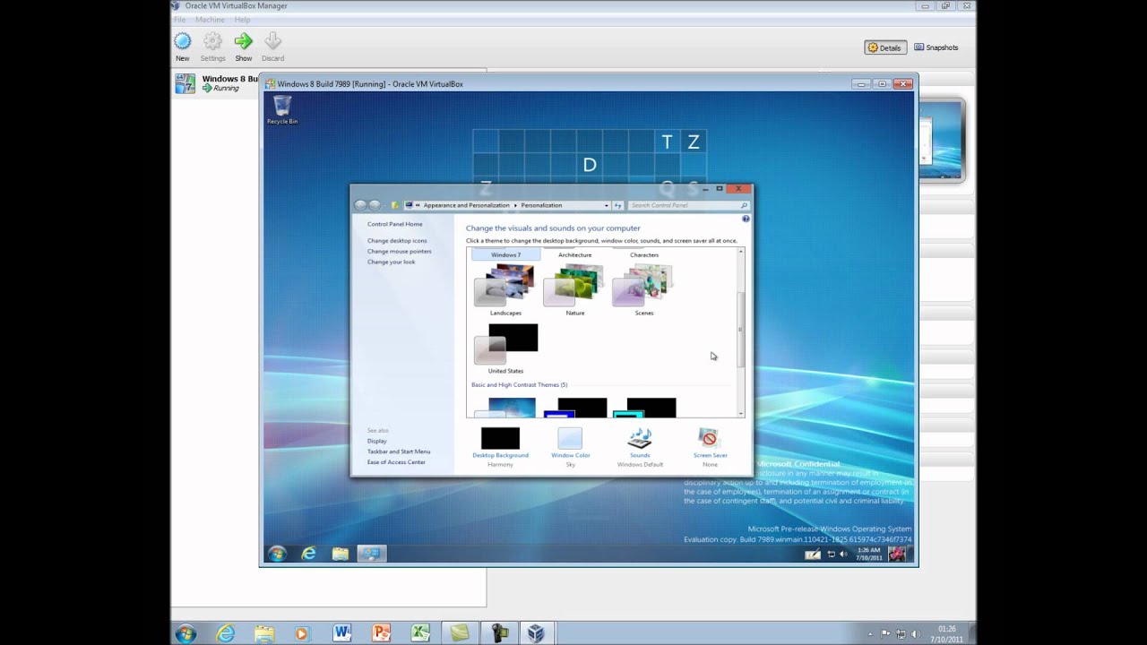 Windows 8 Build 7989 - YouTube