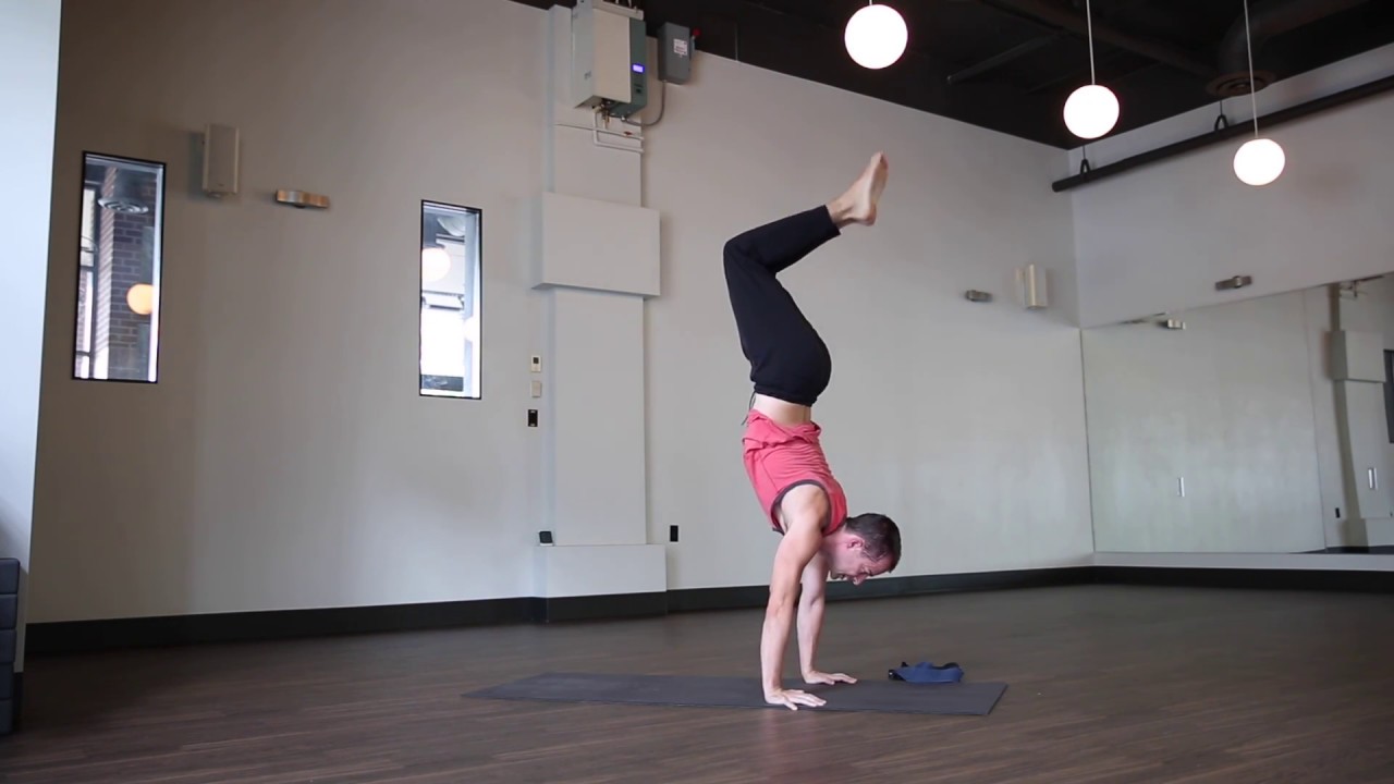 How to go from Crow Pose to Handstand - YouTube