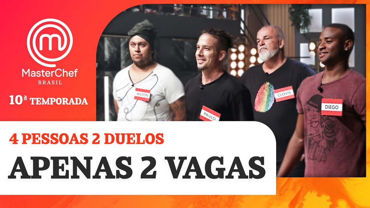 ERAM 4 PESSOAS PARA 2 VAGAS NA TEMPORADA 😱 l MASTERCHEF BRASIL l ...