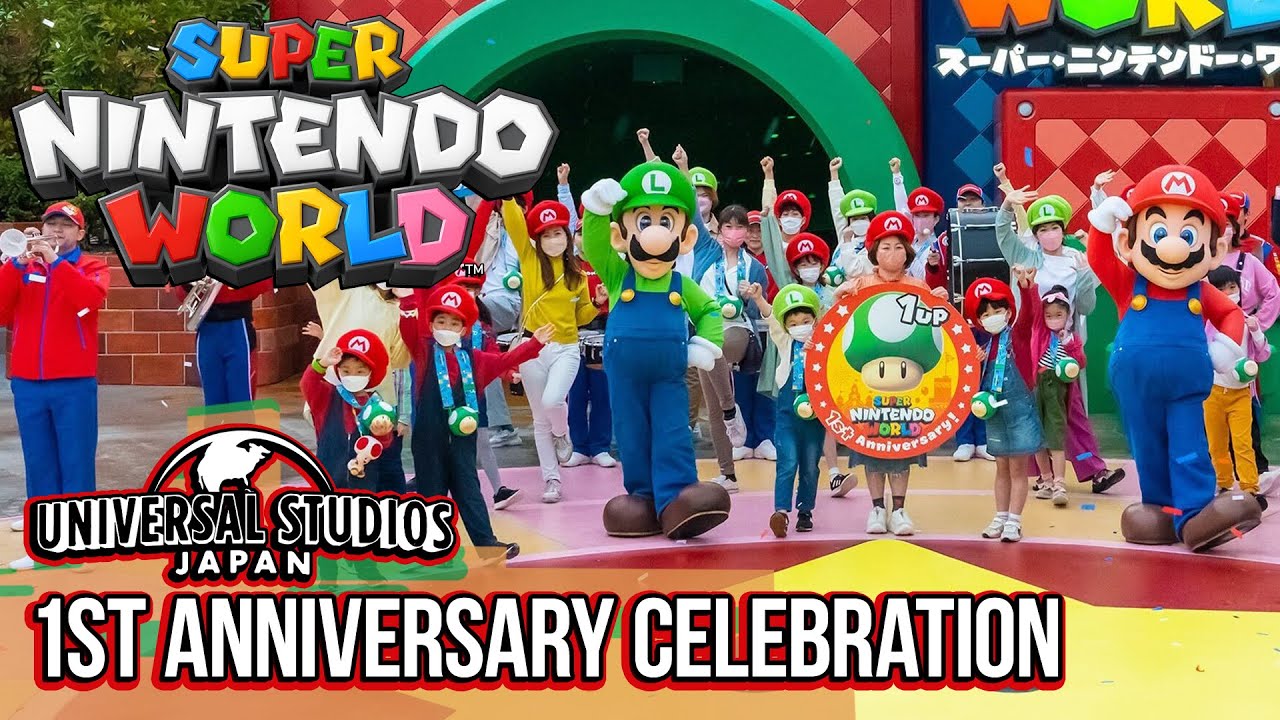 Super Nintendo World 1st Anniversary Celebration - Universal Studios ...